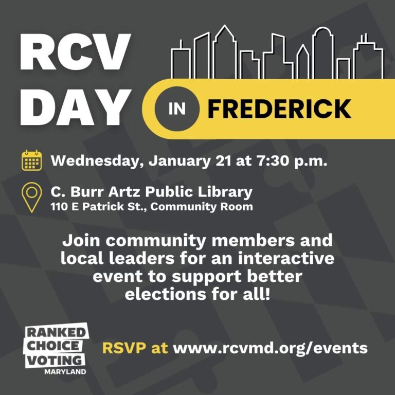 RCV Day in Frederick - RCVMD